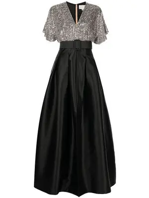 Sachin & Babi Pleated Sequin Skirt