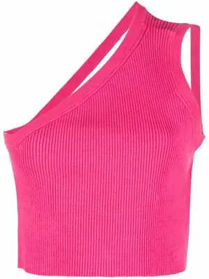Jacquemus La Maille Ascu One-shoulder Top