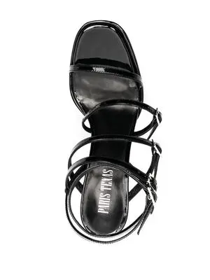 Paris Texas Strappy 135mm Platform Sandals - Black