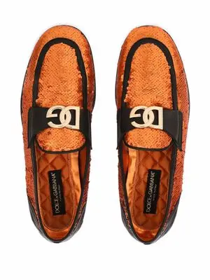 Dolce & Gabbana Ariosto Sequin-embellished Slippers