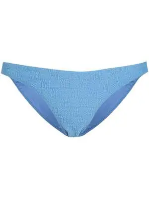 Alexander Wang Logo-knit Bikini Bottom - Blue