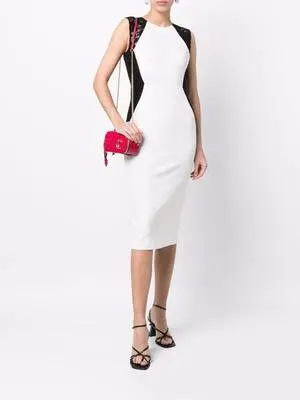 TWINSET Lace-detail Sleeveless Midi Dress
