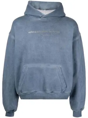 alexanderwang.t ウォッシュド ベロアパーカー XS 青 other - alexanderwang.t ウォッシュド ベロアパーカー XS 青の通販 by