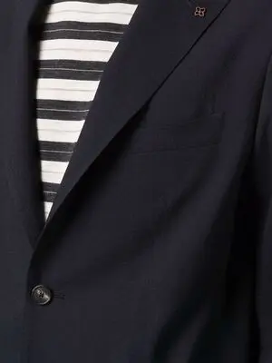 Tagliatore Notched-lapel Single-breasted Suit - Blue