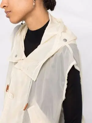 MAISON MARGIELA Belted Hooded Trench Coat