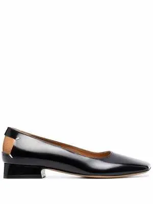 MAISON MARGIELA Décortiqué Four-stitch Ballerina Shoes - Black