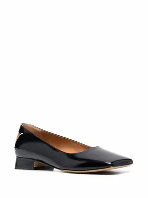 MAISON MARGIELA Décortiqué Four-stitch Ballerina Shoes - Black