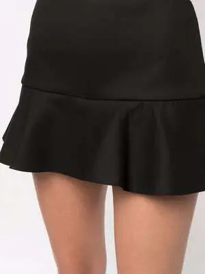 Red Valentino Pleated Flare-hem Shorts