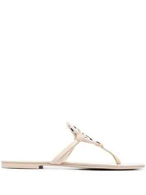 Tory Burch Logo-embellished Sandals Neutrals