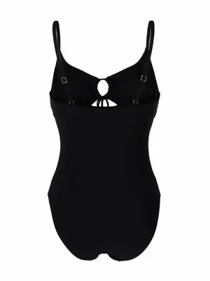 Tory Burch Ruched Cut-out Swimsuit