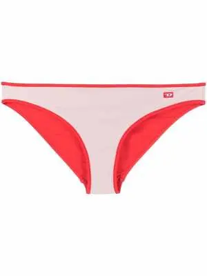 DIESEL® Contrast-trimmed Bikini Bottoms - Neutrals