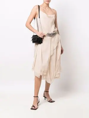 DIESEL® D-claes Asymmetric Silk Dress