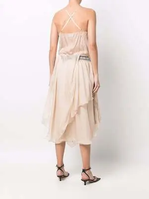 DIESEL® D-claes Asymmetric Silk Dress