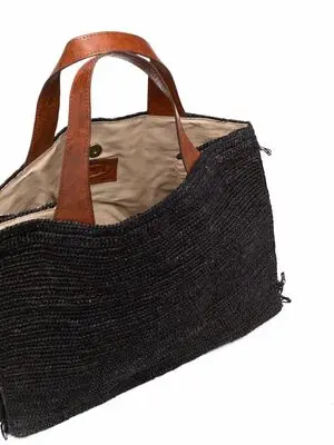 IBELIV Onja Woven Tote - Black
