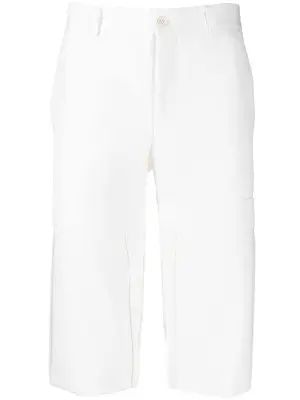 Comme Des Garçons Cropped Tailored Trousers