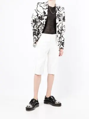 Comme Des Garçons Cropped Tailored Trousers