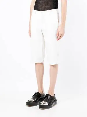Comme Des Garçons Cropped Tailored Trousers