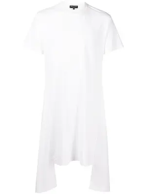Comme Des Garçons Asymmetric Oversized T-shirt - White