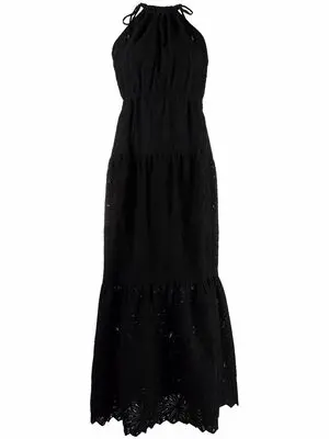 Michael Kors Embroidered Cotton Maxi Dress
