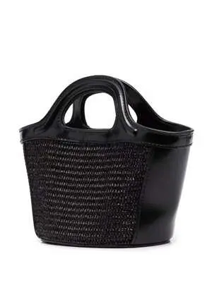 Marni Micro Tropicalia Embroidered Bag - Black