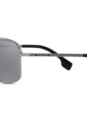 Versace Pilot-frame Sunglasses - Grey