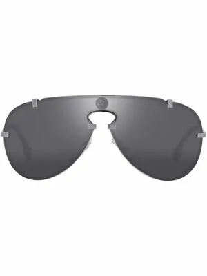 Versace Pilot-frame Sunglasses - Grey