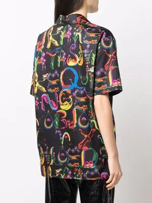 Opening Ceremony Alphabet-print Short-sleeved Shirt