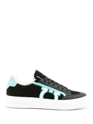 FERRAGAMO Borg Low-top Sneakers - Black