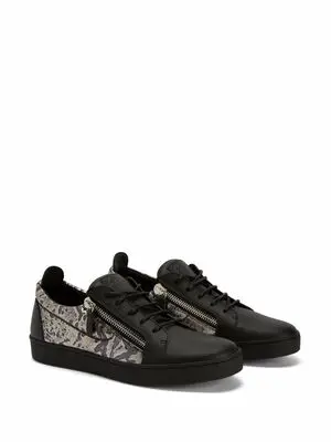 GIUSEPPE ZANOTTI Frankie Double-zip Low-top Sneakers
