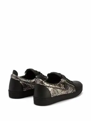 GIUSEPPE ZANOTTI Frankie Double-zip Low-top Sneakers