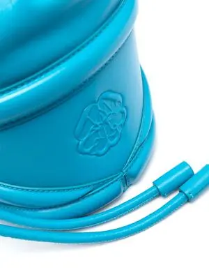 Alexander McQueen The Soft Curve Bucket Bag - Blue