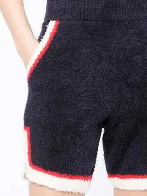 Undercover Side-stripe Towelling Shorts - Blue
