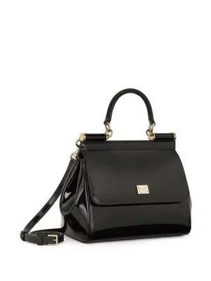 Dolce & Gabbana Medium Sicily Tote Bag - Black