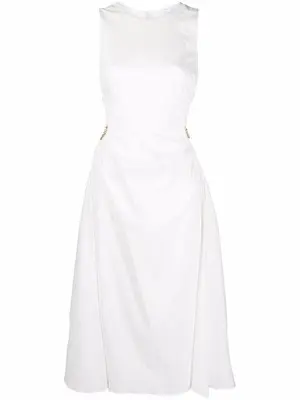 Patrizia Pepe Essential Cut-out Midi Dress