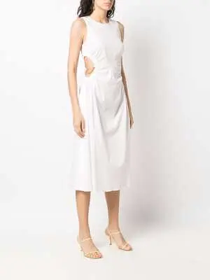 Patrizia Pepe Essential Cut-out Midi Dress