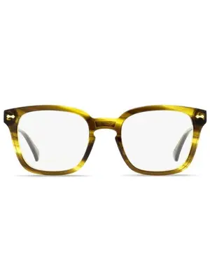 Gucci Tortoiseshell-effect Square Glasses - Brown