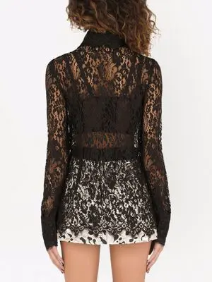 Dolce & Gabbana Semi-sheer Lace Shirt