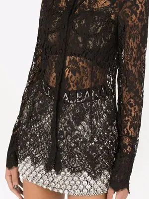 Dolce & Gabbana Semi-sheer Lace Shirt