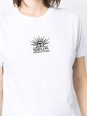 Stella McCartney Logo-patch T-shirt