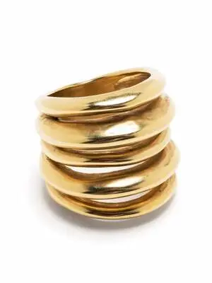 GOOSSENS Spirale 24kt-plated Ring - Gold