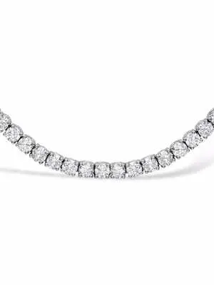 PRAGNELL 18kt White Gold 15.00ct Diamond Line Necklace