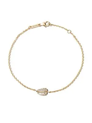 ANITA KO 18kt Yellow Palm Leaf Diamond Bracelet - Gold