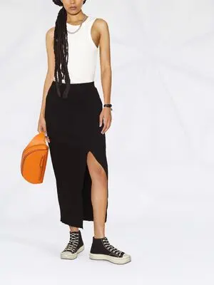 THOM KROM High-waisted Midi Skirt