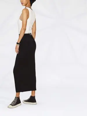 THOM KROM High-waisted Midi Skirt