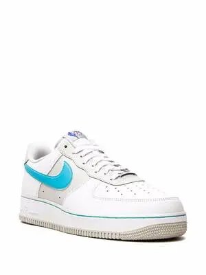 Nike X Nba Air Force 1 Low '07 Lv8 75th Anniversary Fiesta Sneakers - White