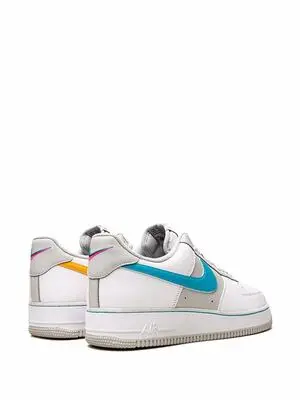 Nike X Nba Air Force 1 Low '07 Lv8 75th Anniversary Fiesta Sneakers - White