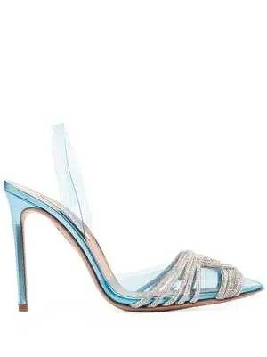 Aquazzura Embellished Slingback Heels
