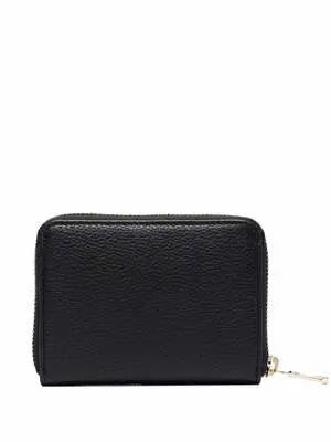 Patrizia Pepe Logo-lettering Pebble Wallet - Black