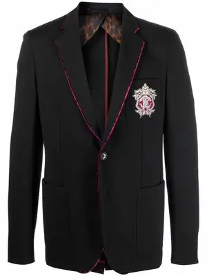 Roberto Cavalli Single-breasted Tailored Blazer