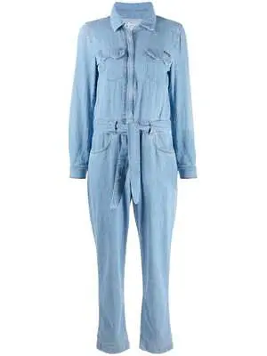 WASHINGTON DEE-CEE Straight-leg Denim Jumpsuit - Blue